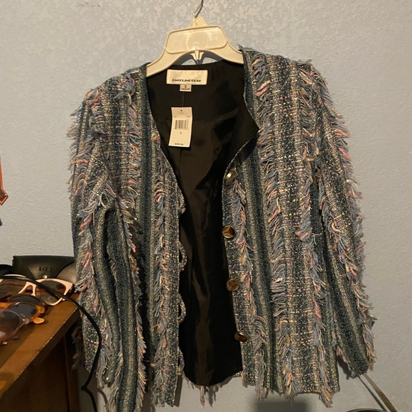 Caroline Rose | Jackets & Coats | Caroline Rose Multicolored Jacket ...